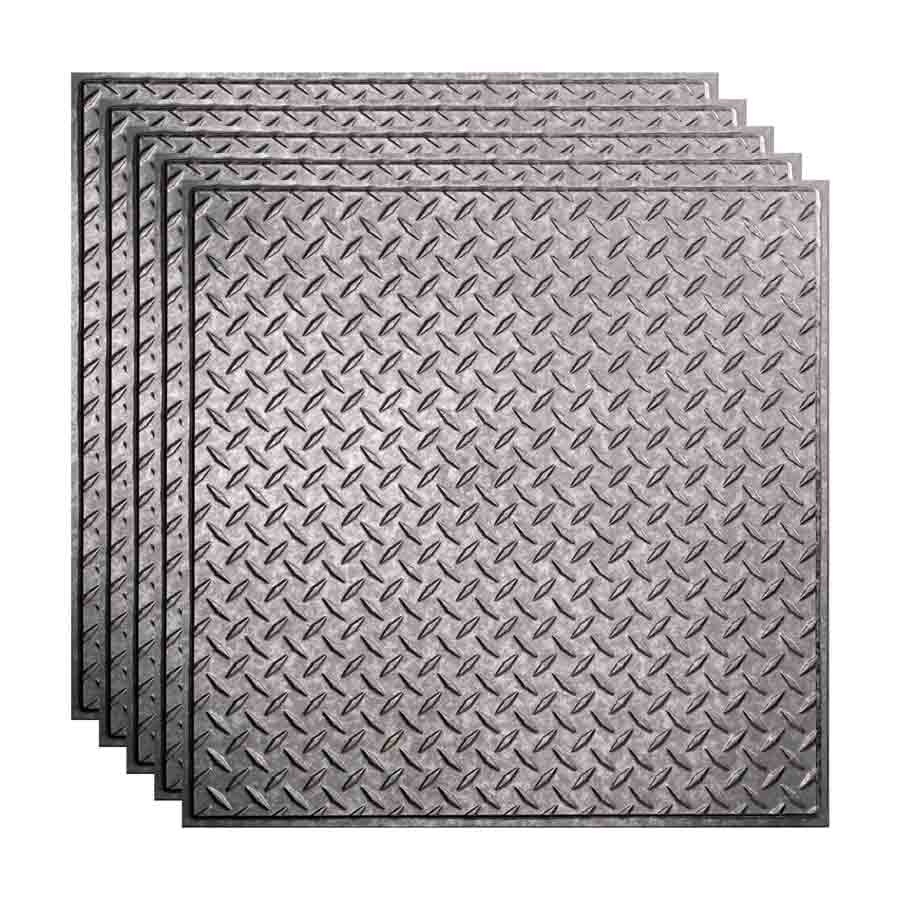 Fasade Ceiling Tile in Diamond Plate - ACP Professional