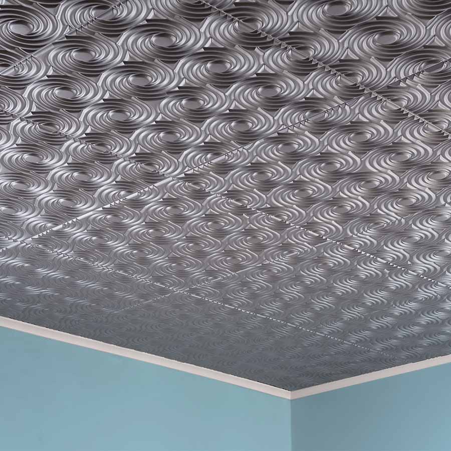 Fasade Ceiling Tile in Cyclone - ACP Professional