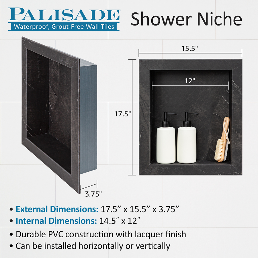 Palisade Shower Niche - ACP Professional